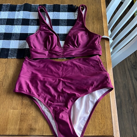 Cupshe Swim Cupshe High Waisted Swim Suit Poshmark